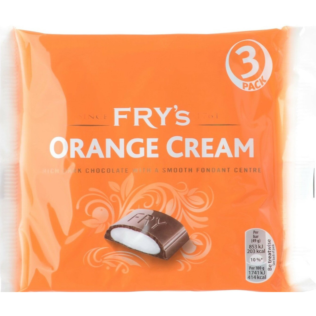 Fry's Orange Cream 3pk - Wicked Sweets & Lollies