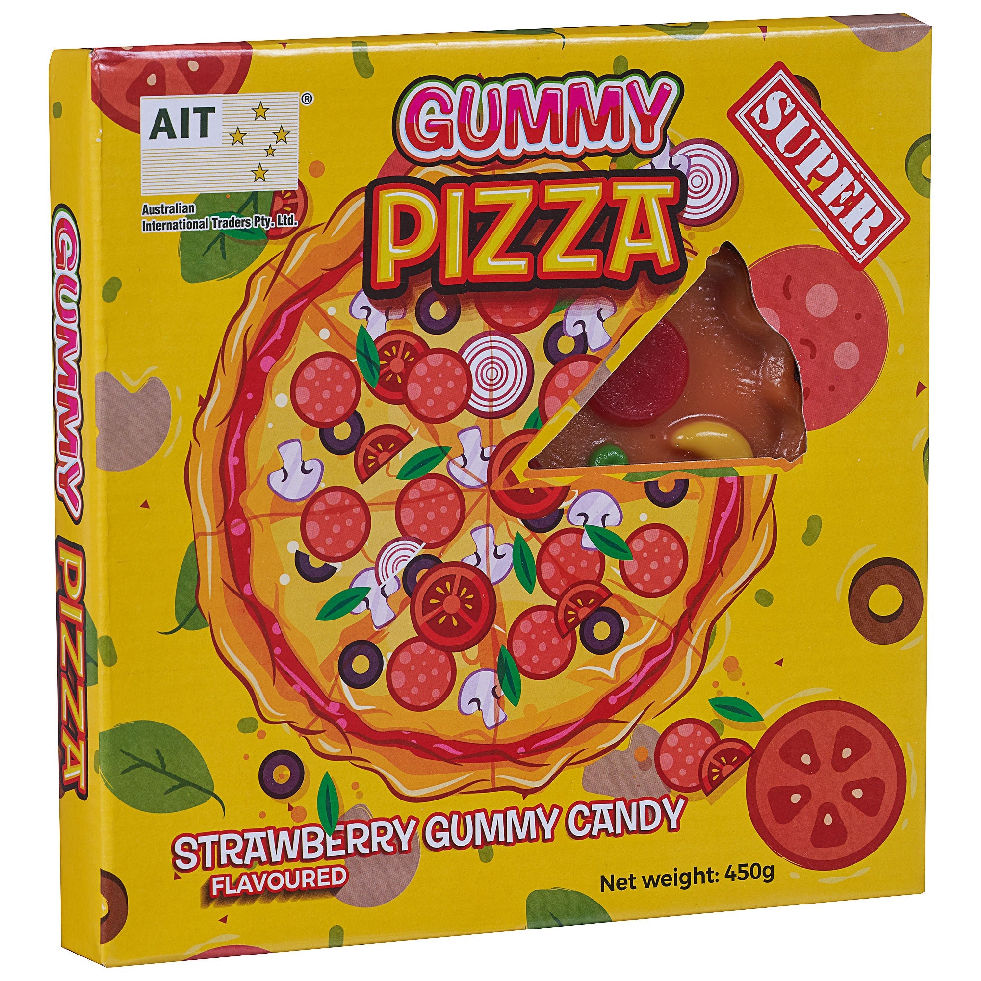 Mega Gummies Pizza 450g - Wicked Sweets & Lollies