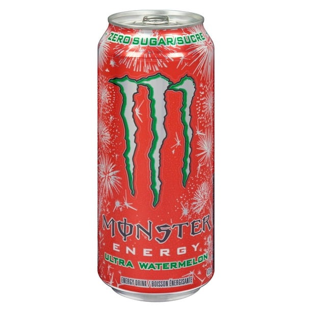 Monster Energy Ultra Watermelon Can 473ml (Each) - Wicked Sweets & Lollies