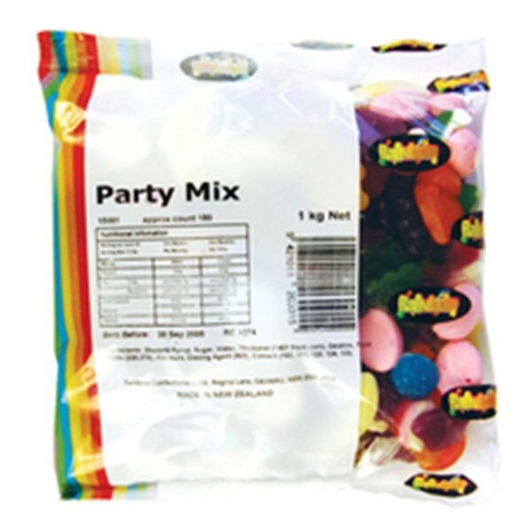 Rainbow Party Mix 1kg - Wicked Sweets & Lollies