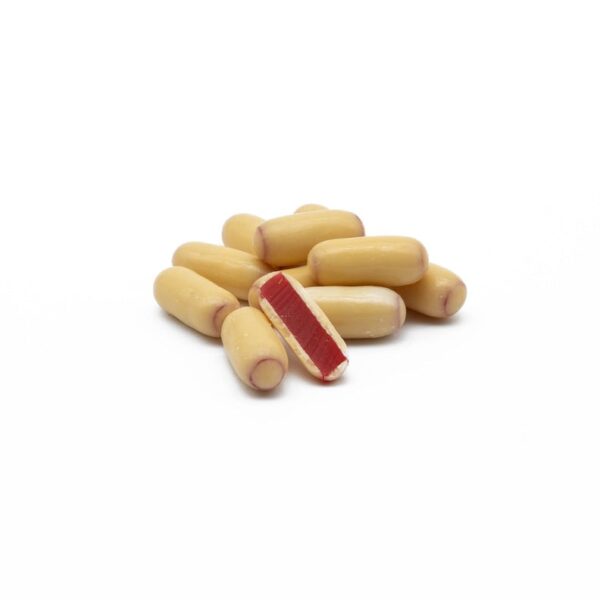 White Chocolate Raspberry Bullets 600g - Wicked Sweets & Lollies
