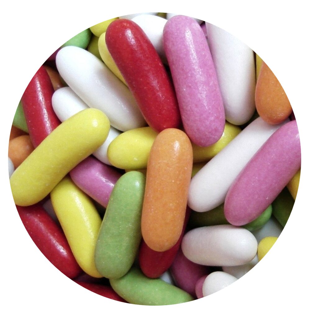 Liquorice Comfits 100g - Wicked Sweets & Lollies
