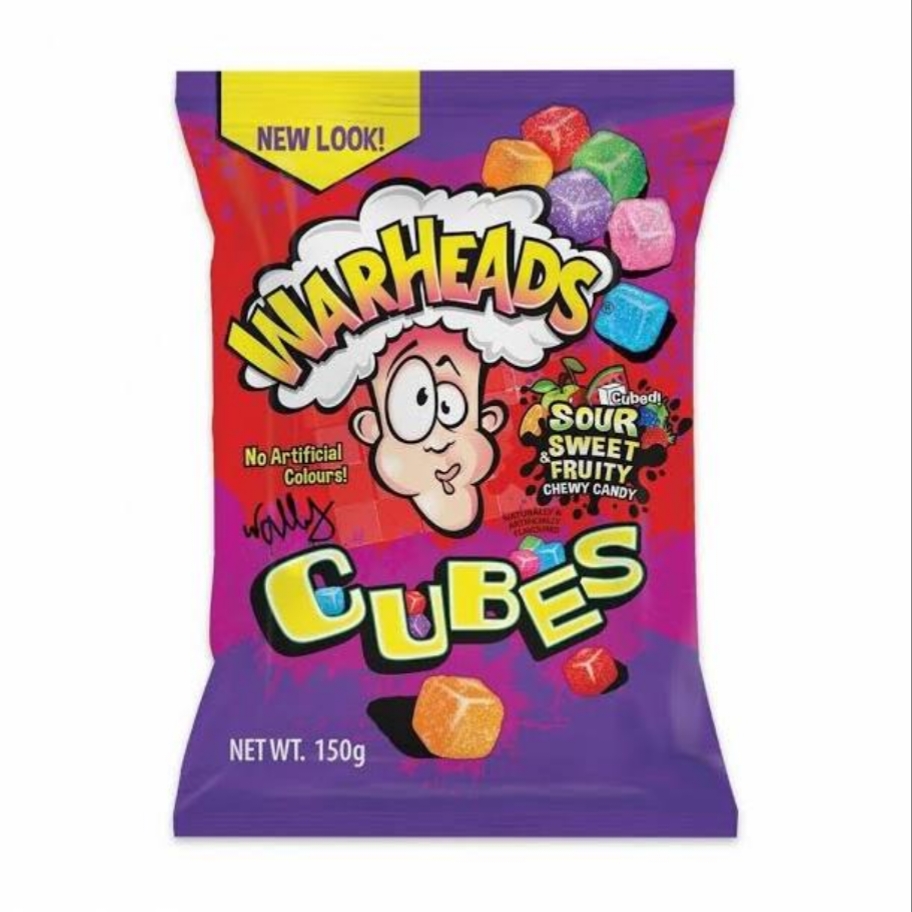 Warheads Cubes 150g - Wicked Sweets & Lollies