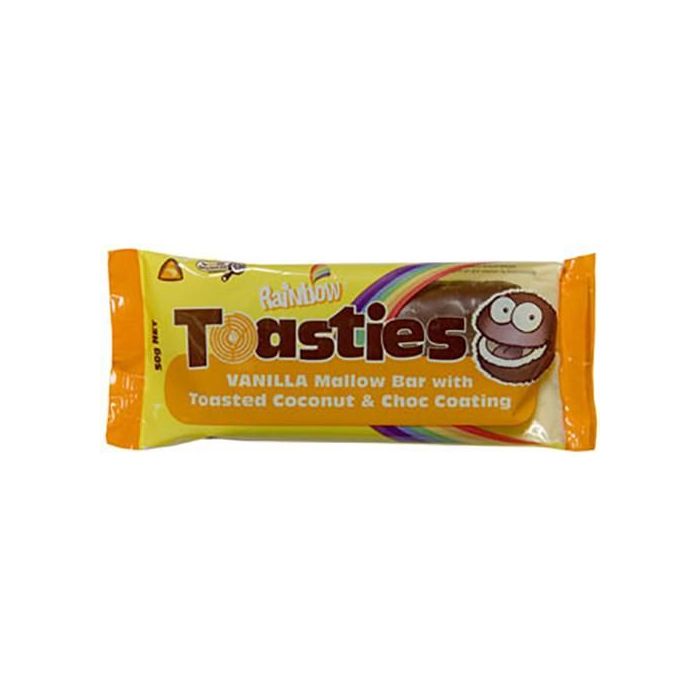 Rainbow Toasties 50g - Wicked Sweets & Lollies