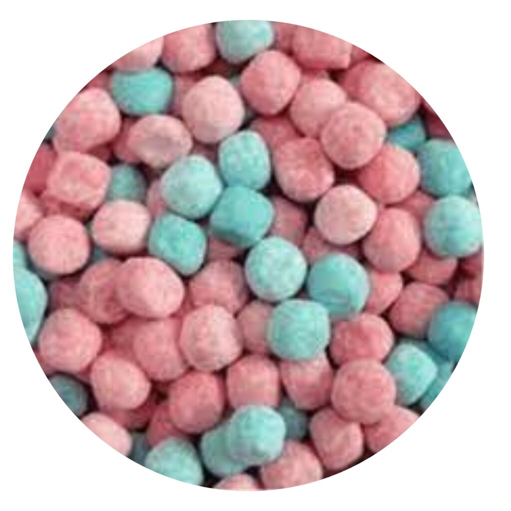 Bubblegum Flavoured Bon Bons 120g Wicked Sweets And Lollies