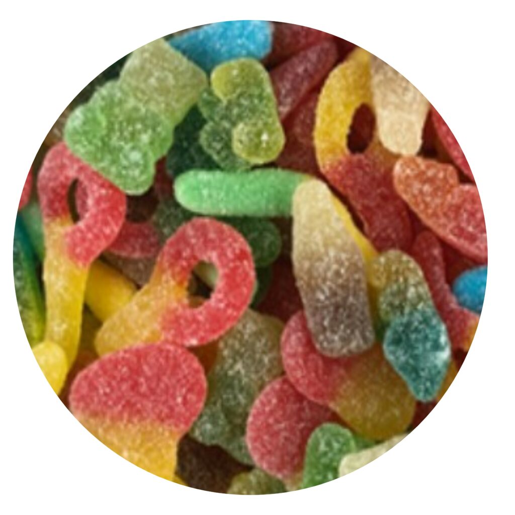 Sour Gummi Mix 750g - Wicked Sweets & Lollies