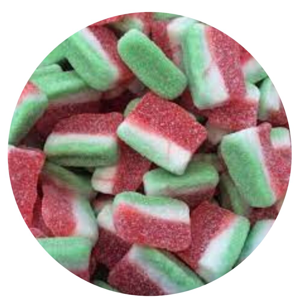 Sour Watermelon Slices 750g - Wicked Sweets & Lollies