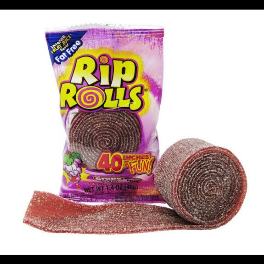 Rip Rolls Grape 40g - Wicked Sweets & Lollies