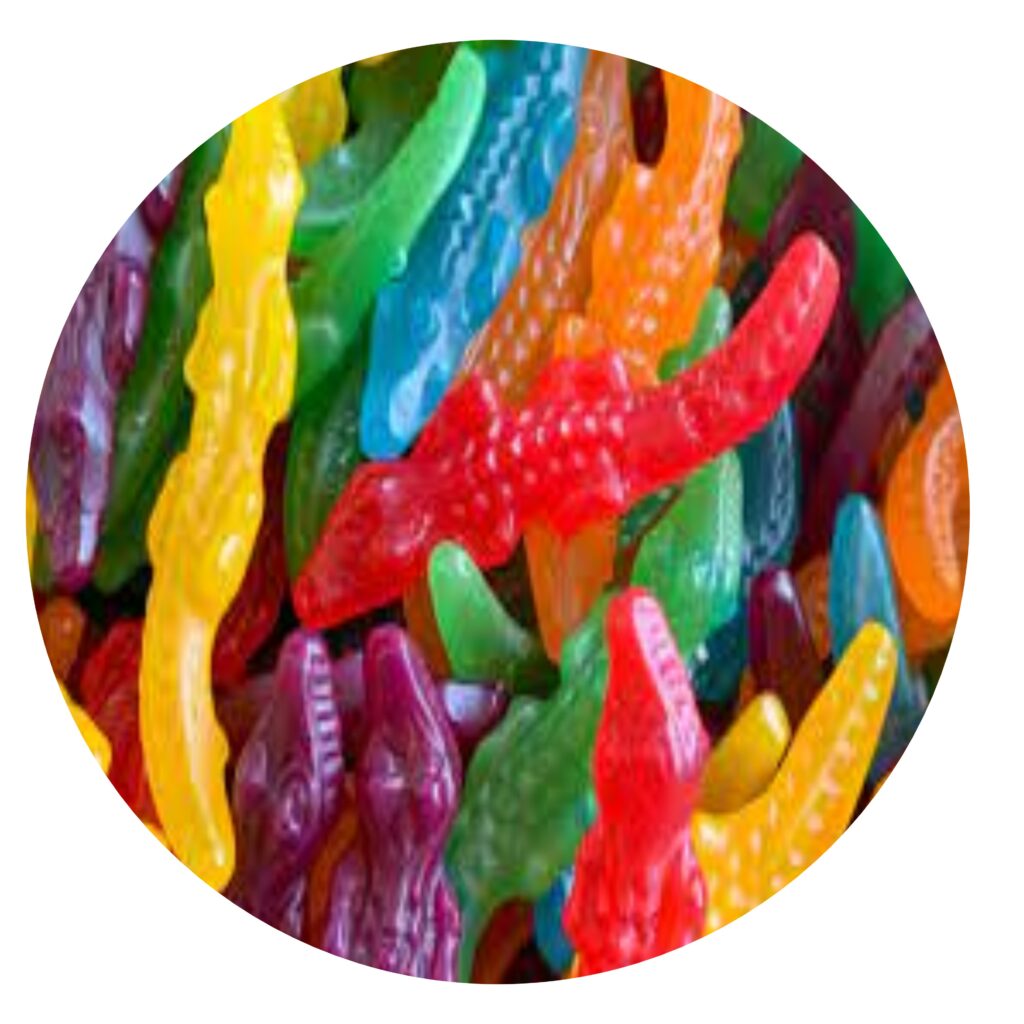 Mayceys Crocodiles 750g - Wicked Sweets & Lollies