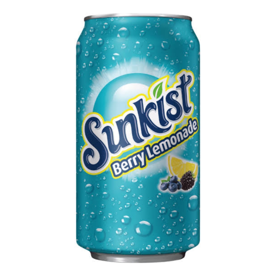 Sunkist Strawberry Can 355ml (Each) - Wicked Sweets & Lollies