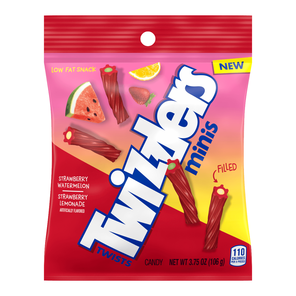 Twizzlers Minis Strawberry Watermelon/Lemonade 226g - Wicked Sweets ...