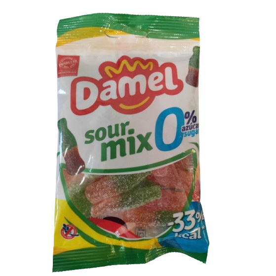 Damel Sugar Free Sour Mix 100g - Wicked Sweets & Lollies