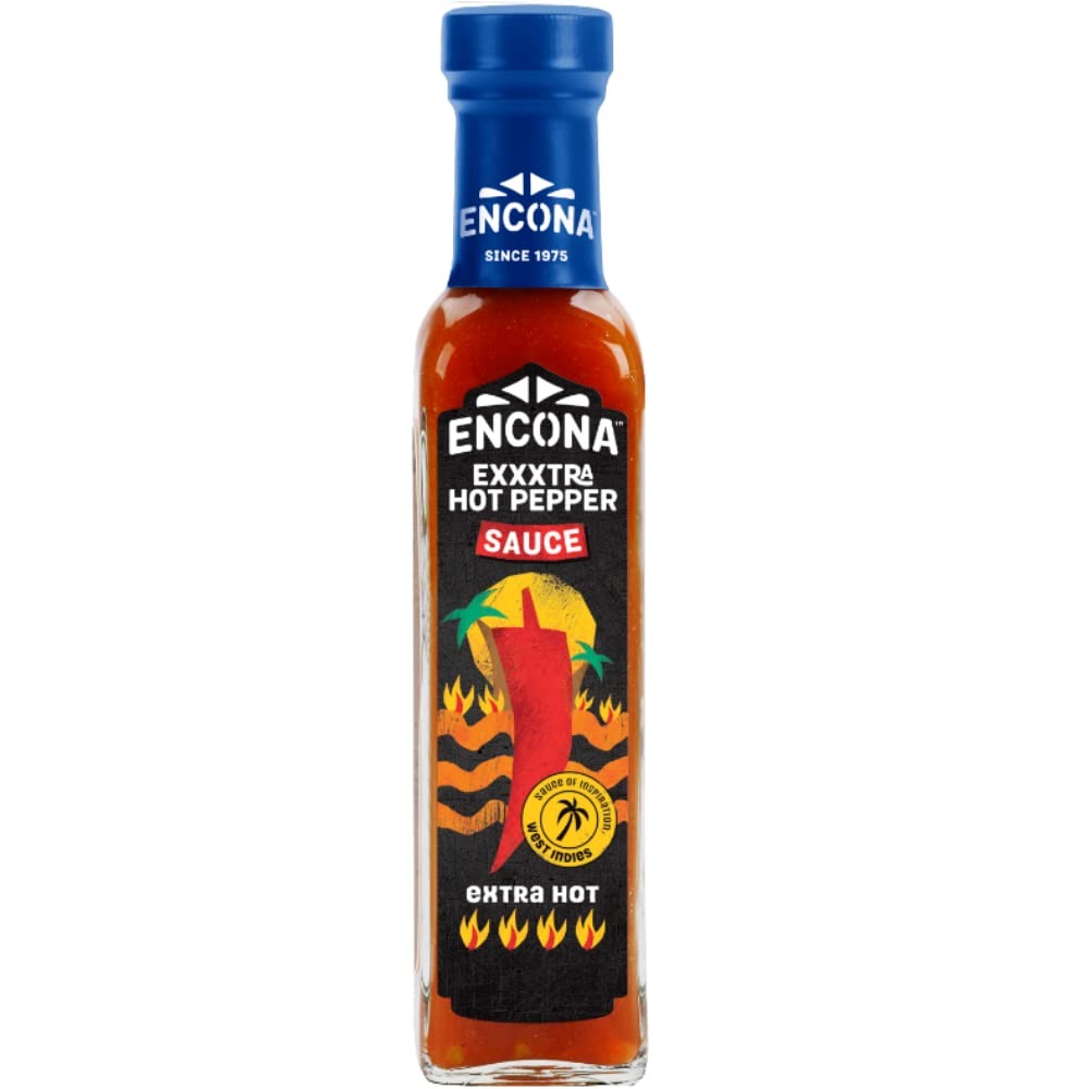 Encona Extra Hot West Indian Sauce 142ml - Wicked Sweets & Lollies