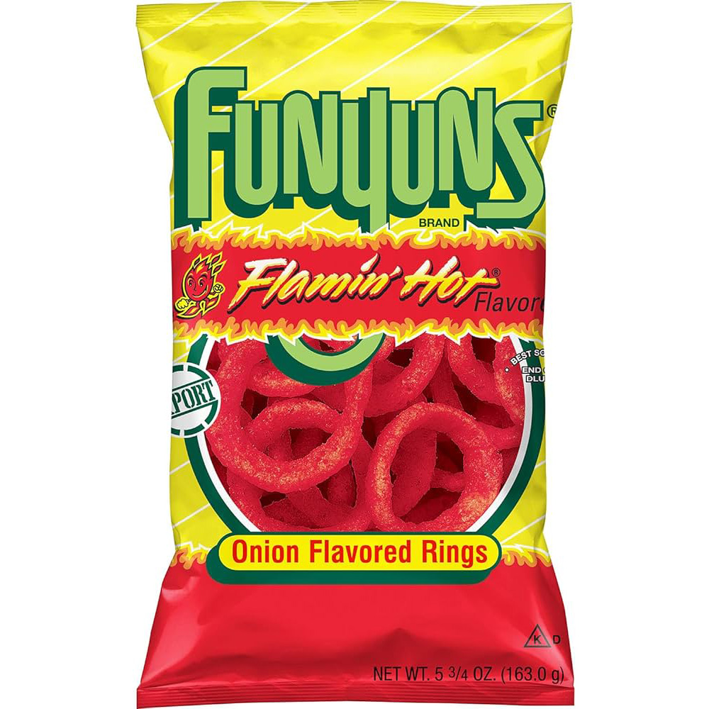 Funyuns Onion Rings Flamin' Hot 163g - Wicked Sweets & Lollies