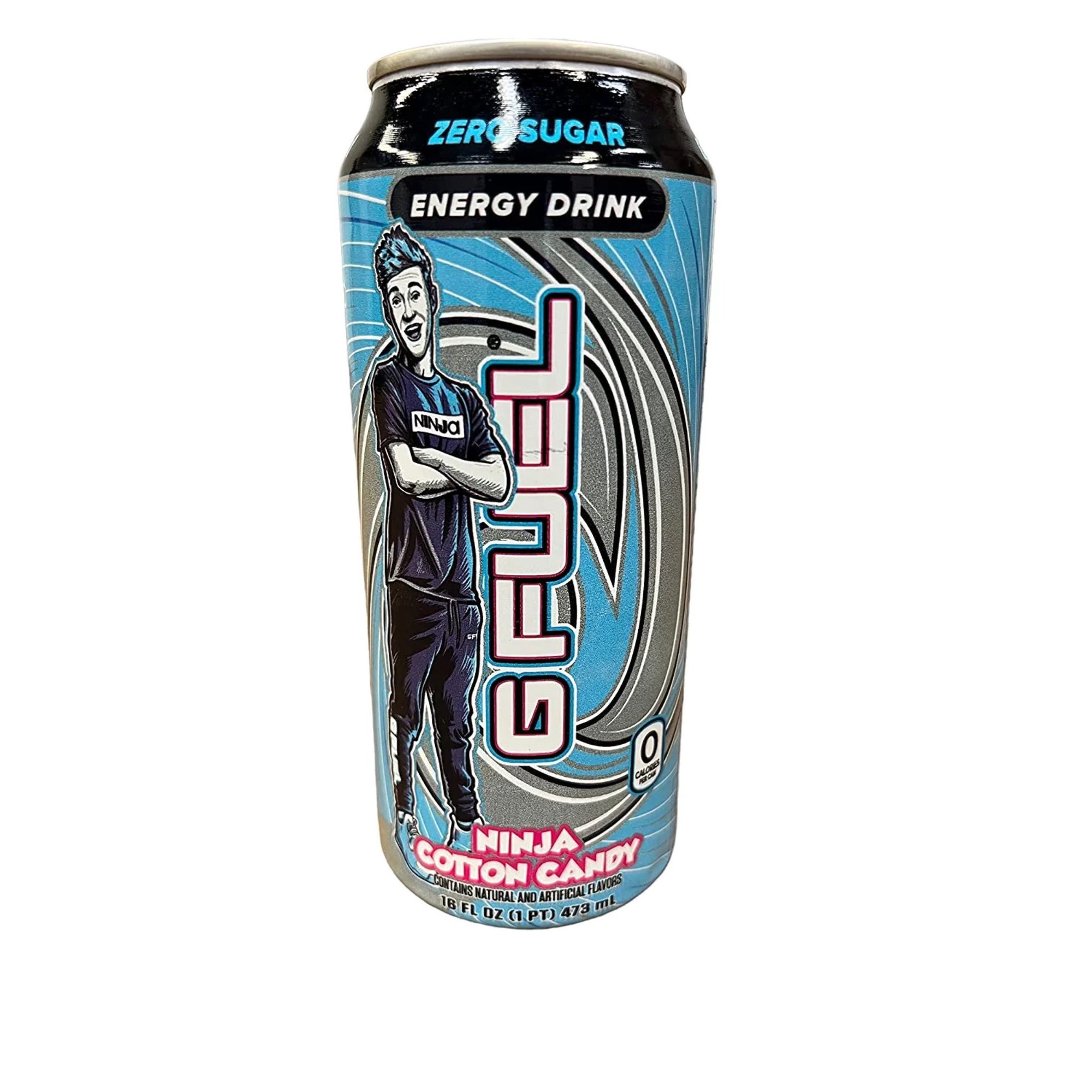G Fuel Energy Drink Ninja Cotton Candy Can 473ml (Each) - Wicked Sweets ...