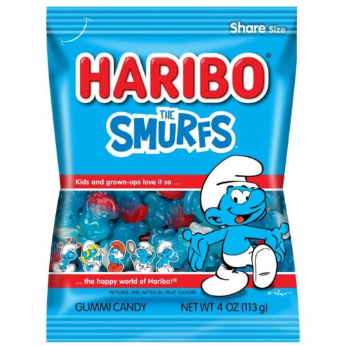 Haribo Smurfs Gummi 113g - Wicked Sweets & Lollies
