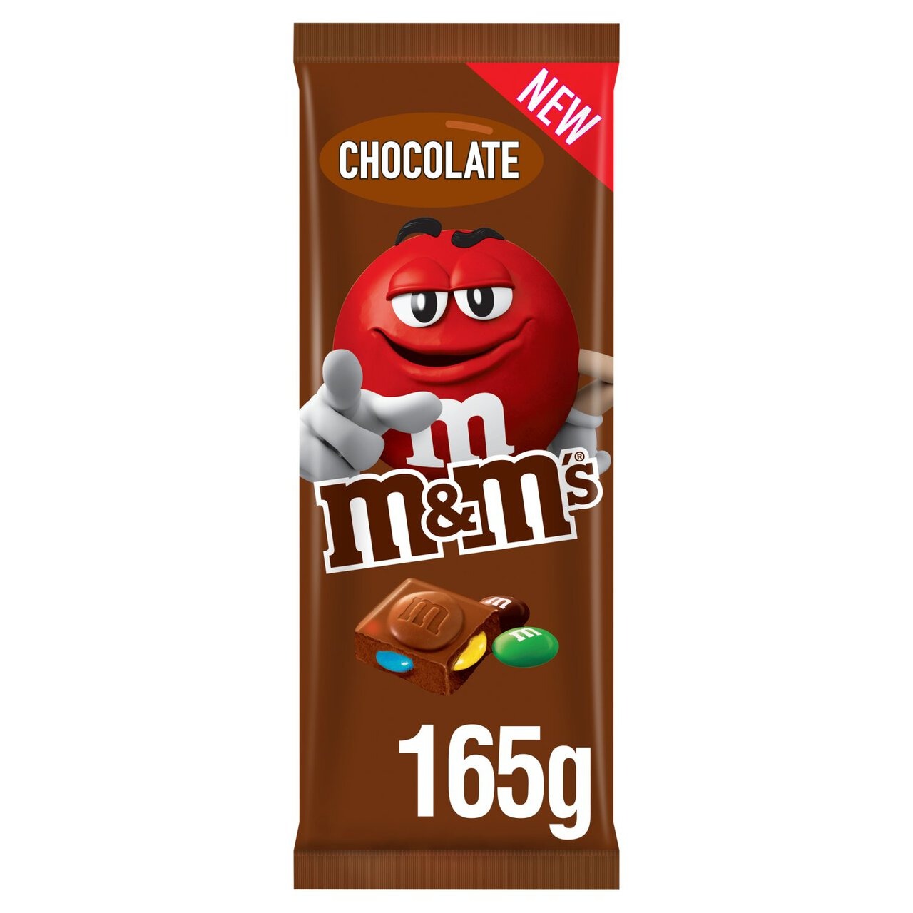 M&M's Chocolate Block 165g - Wicked Sweets & Lollies