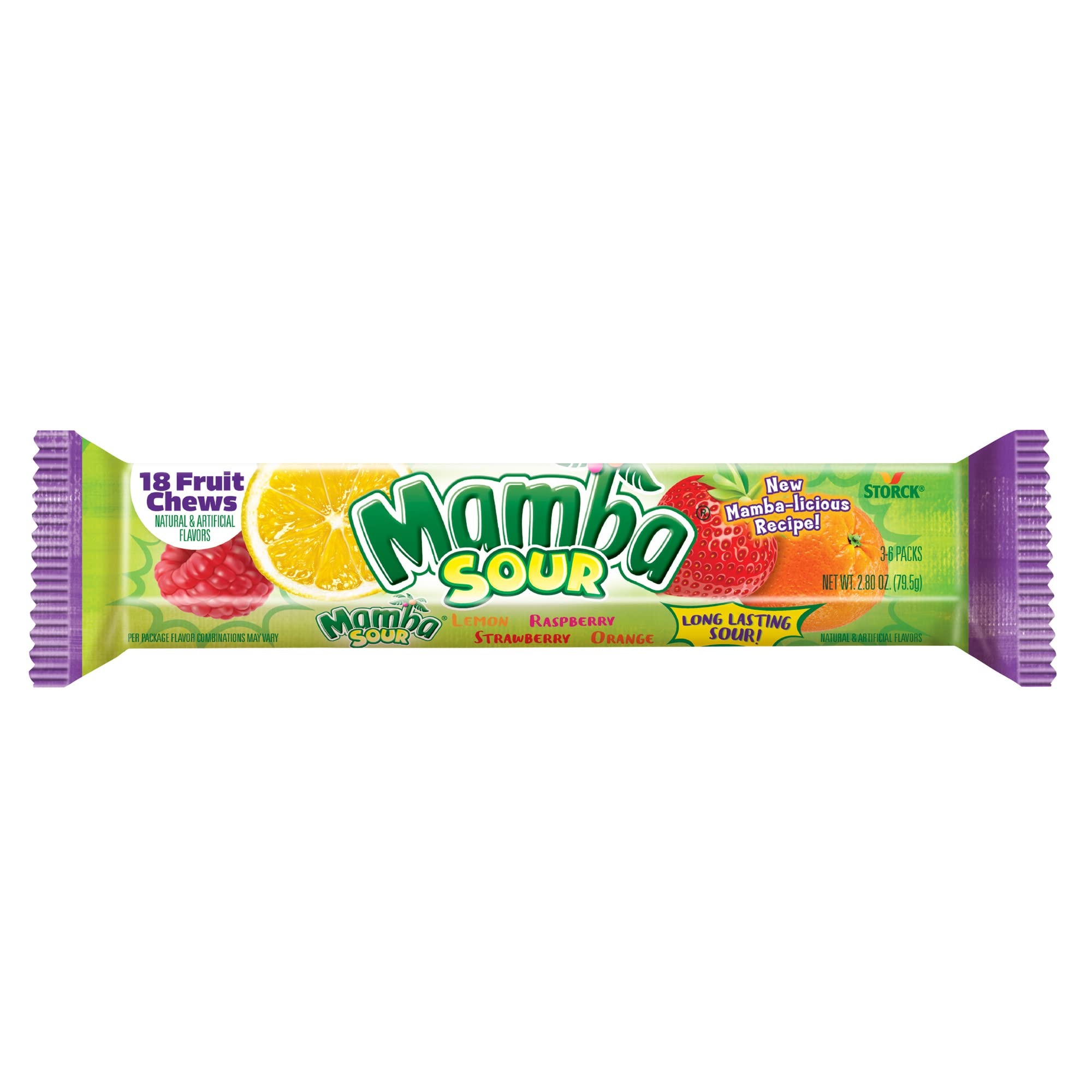 Mamba Fruit Chews Sour 79.5g - Wicked Sweets & Lollies