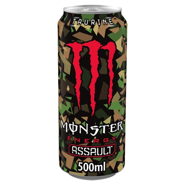 Monster Energy Assault Can 500ml (Each) - Wicked Sweets & Lollies