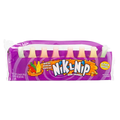 Nik.L.Nip Mini Drinks 8pk 79g - Wicked Sweets & Lollies