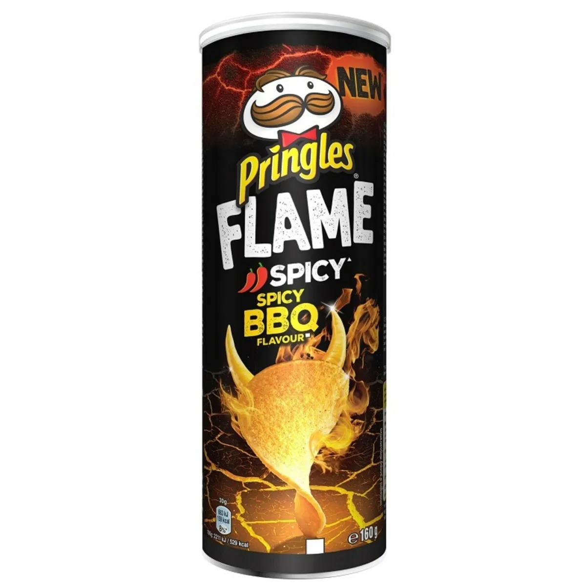 Pringles Flame Spicy BBQ 160g - Wicked Sweets & Lollies