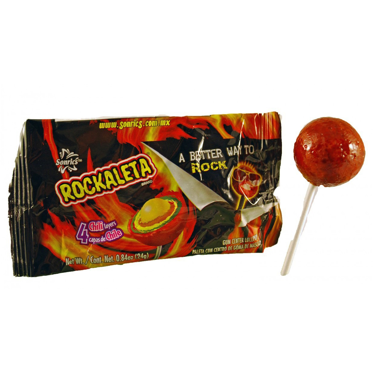Rockaleta Chili Lollipop 24g - Wicked Sweets & Lollies