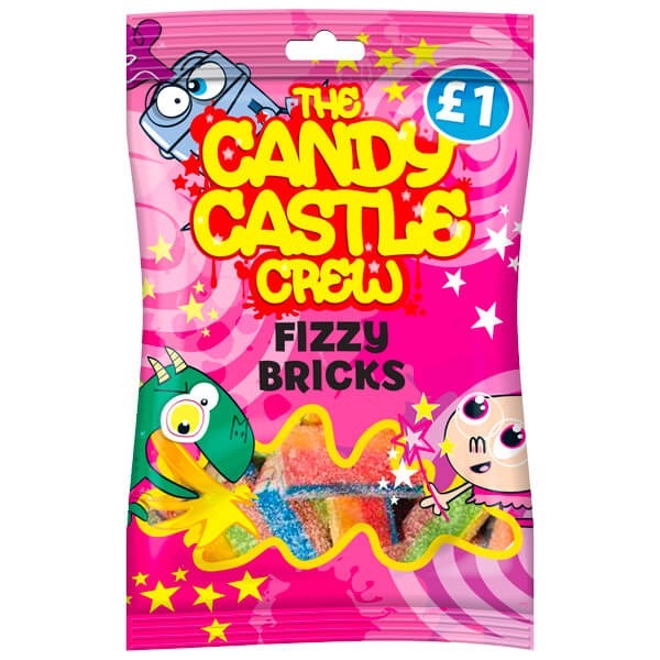 The Candy Castle Crew Fizzy Bricks 90g – Wicked Sweets & Lollies