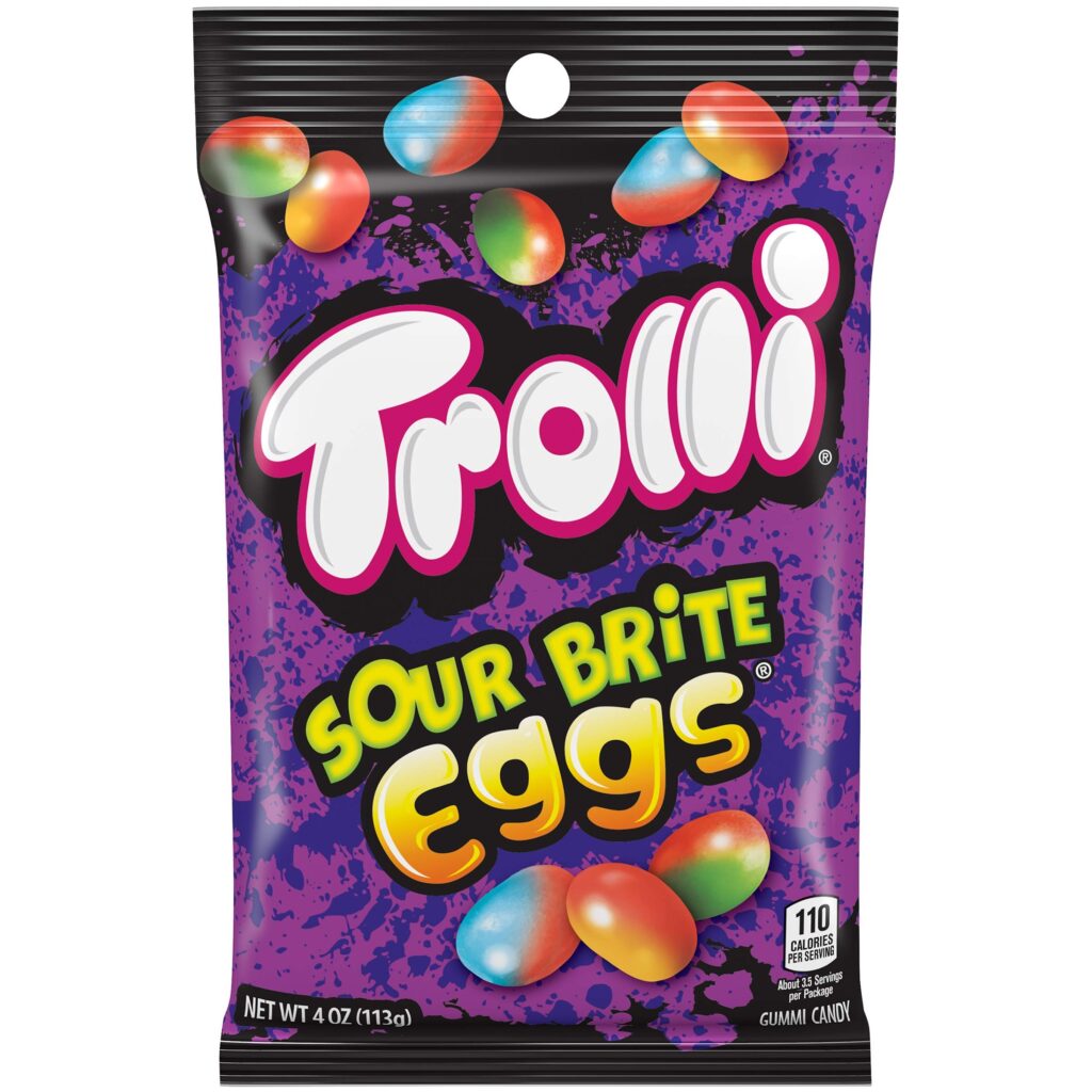 Trolli Sour Brite Eggs 113g - Wicked Sweets & Lollies