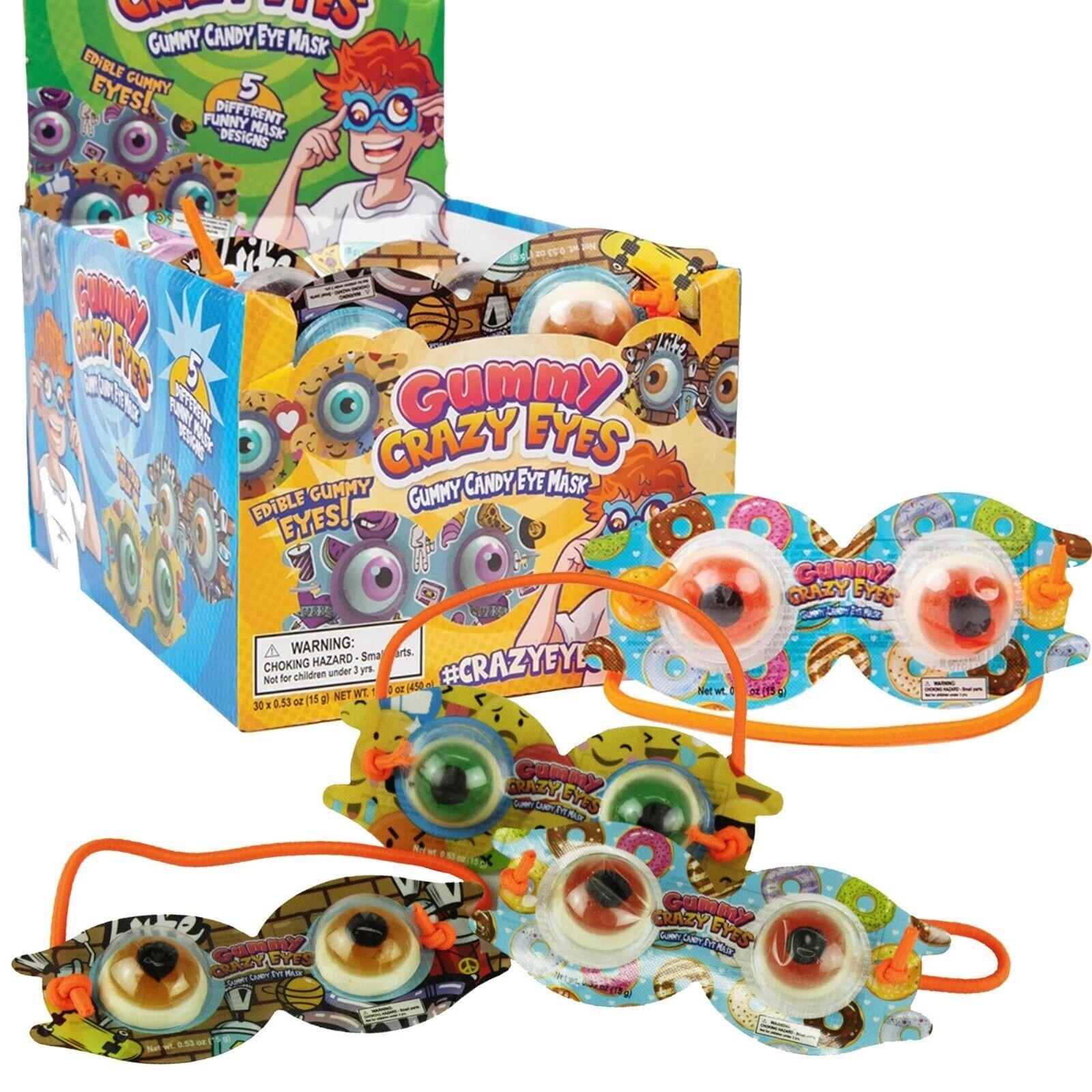 Raindrops Gummy Crazy Eyes 15g - Wicked Sweets & Lollies