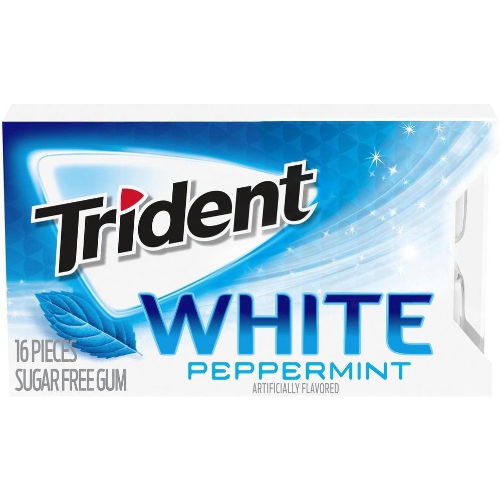 Trident White Gum Peppermint 16 Pce - Wicked Sweets & Lollies