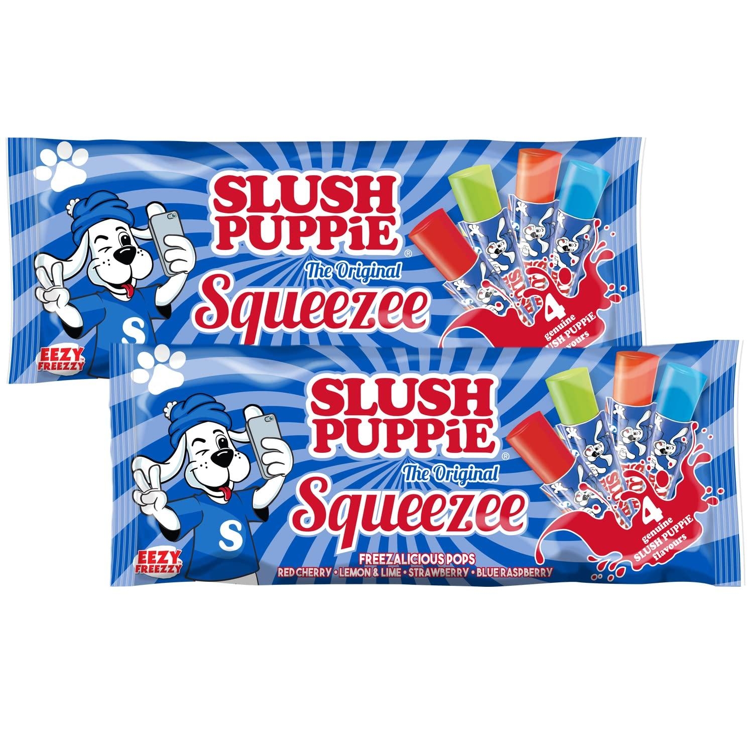 Slush Puppie The Original Squeezee Pops 10pk 600ml - Wicked Sweets ...
